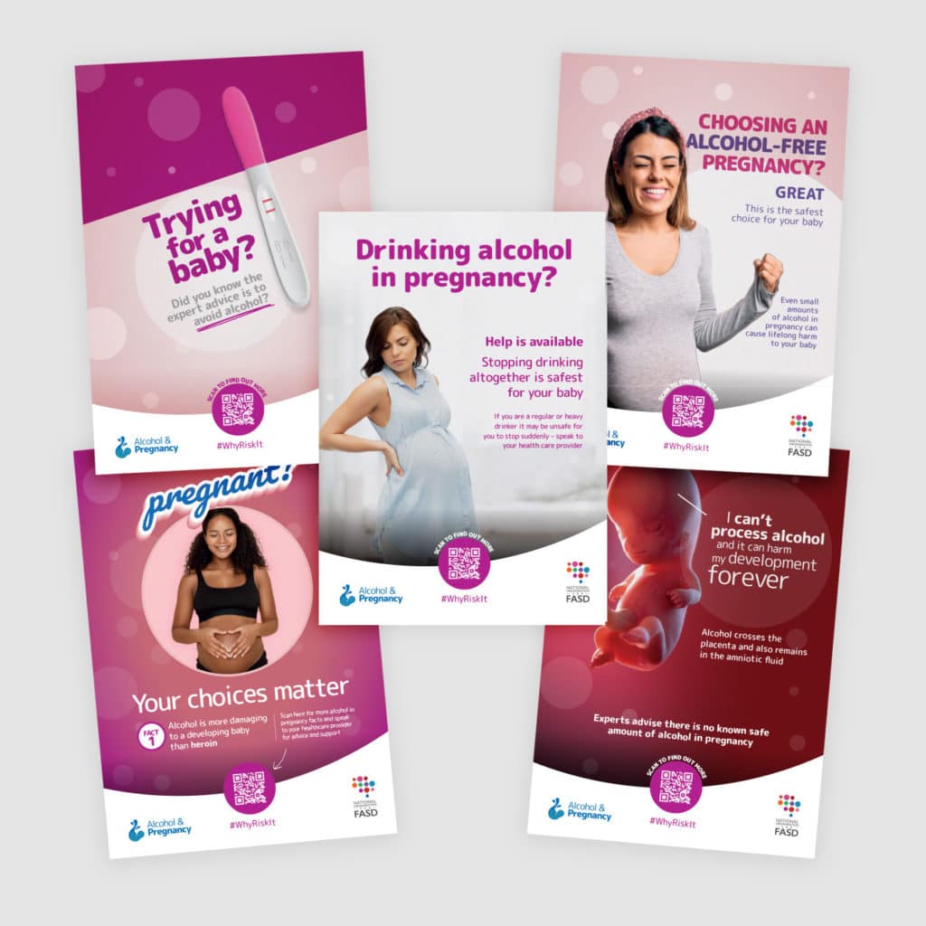 Alcohol & Pregnancy Posters (pack of 5) - National FASD